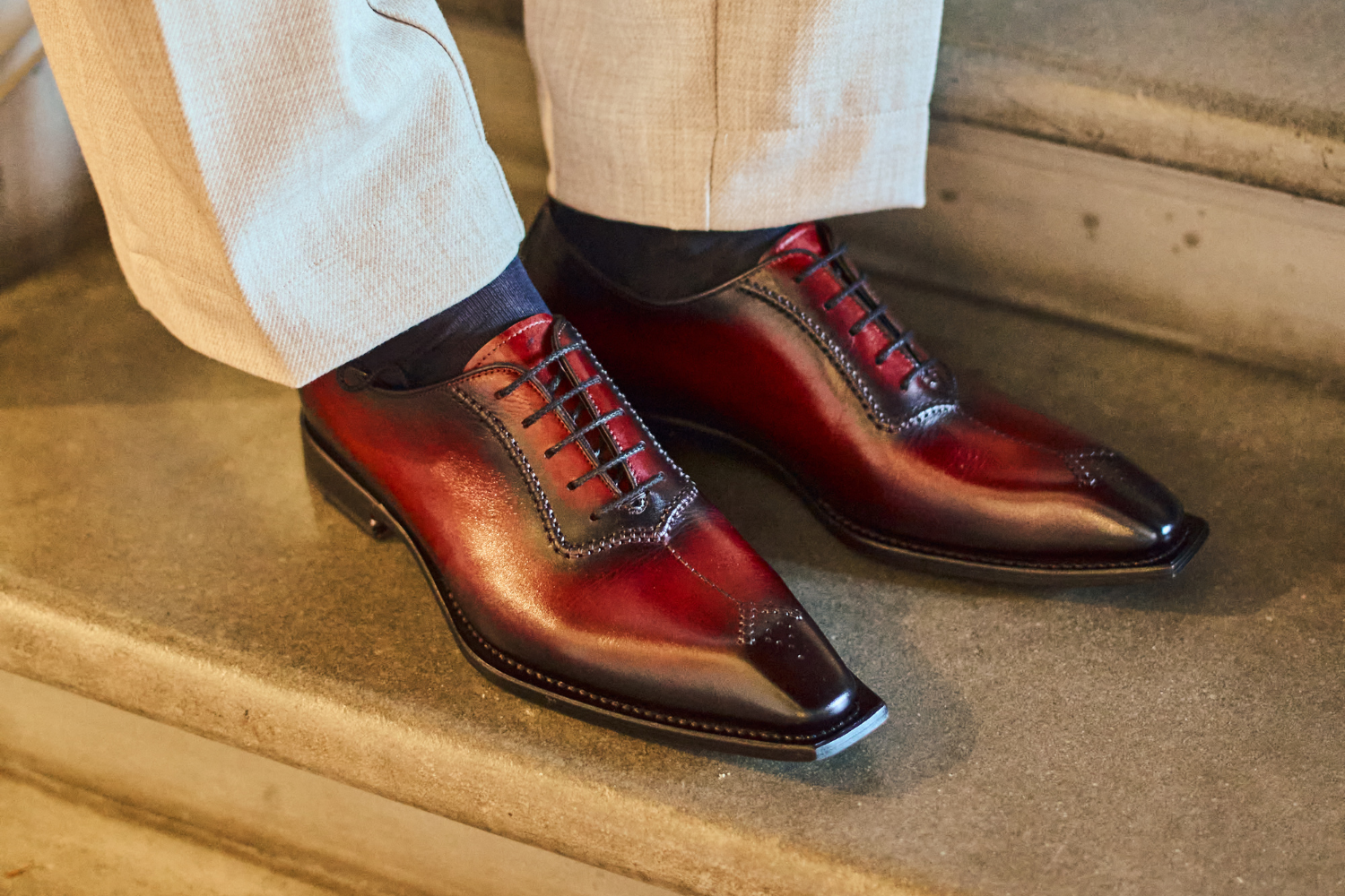 Men's string shoes in leather | Harris Shoes 1913